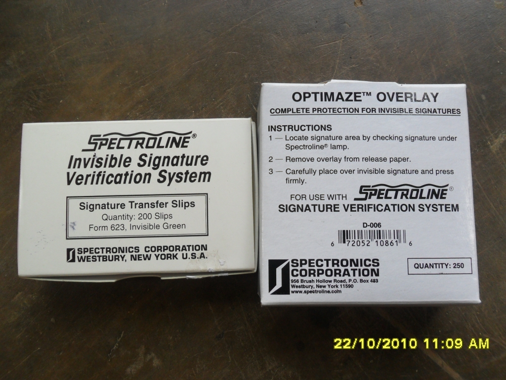 Kertas Spectroline Signature Overlay Rp. 70.000 Murah Kualitas Bagus